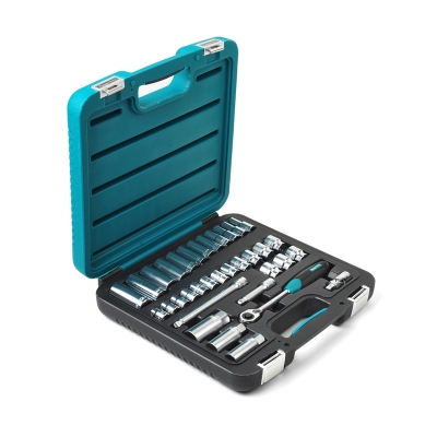 Kamasa 3/8" Socket wrench set, 34 parts, MM